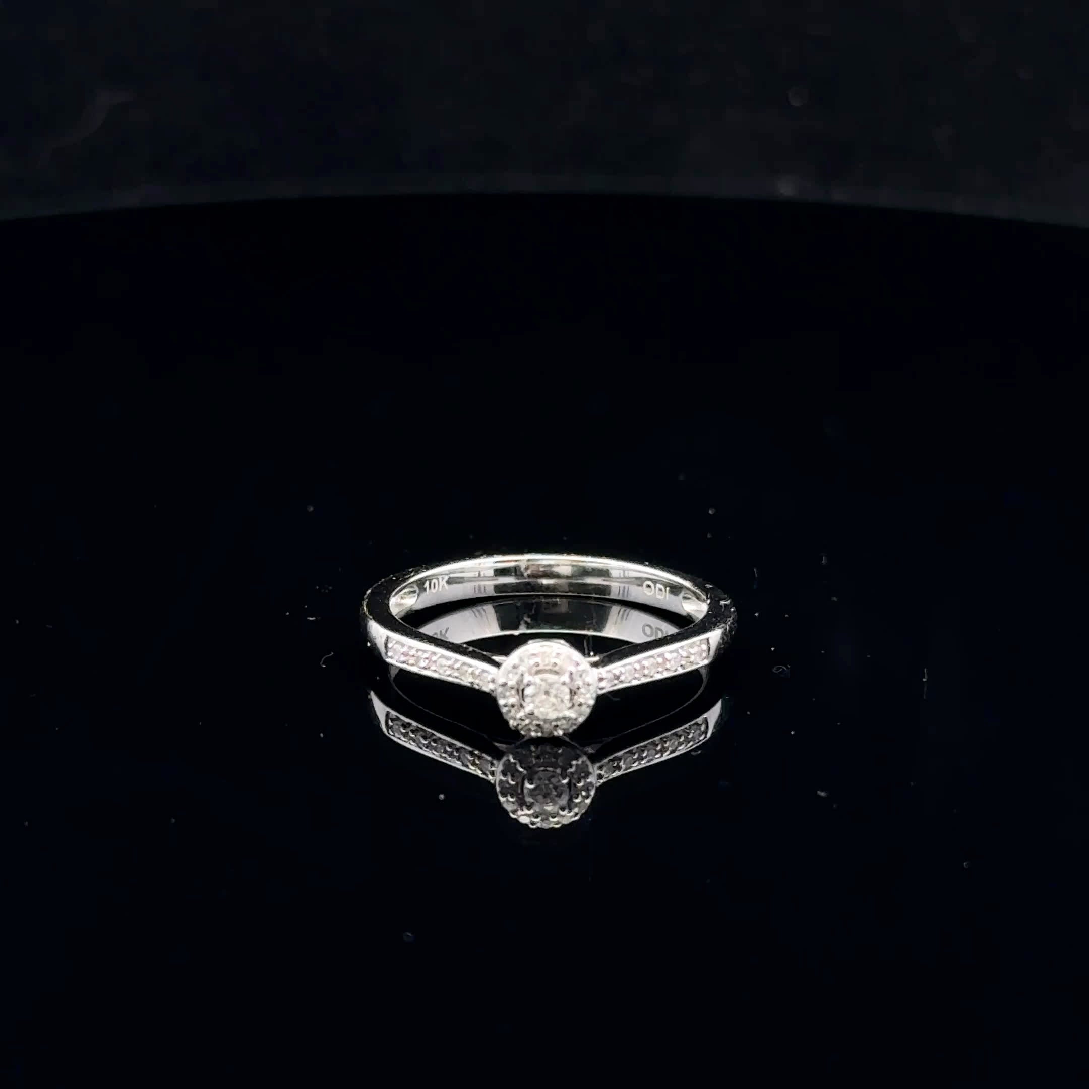 0.12ctw G/SI2#7 Halo Promise - 10KW - Natural Diamond - 53050 – Cymbol ...
