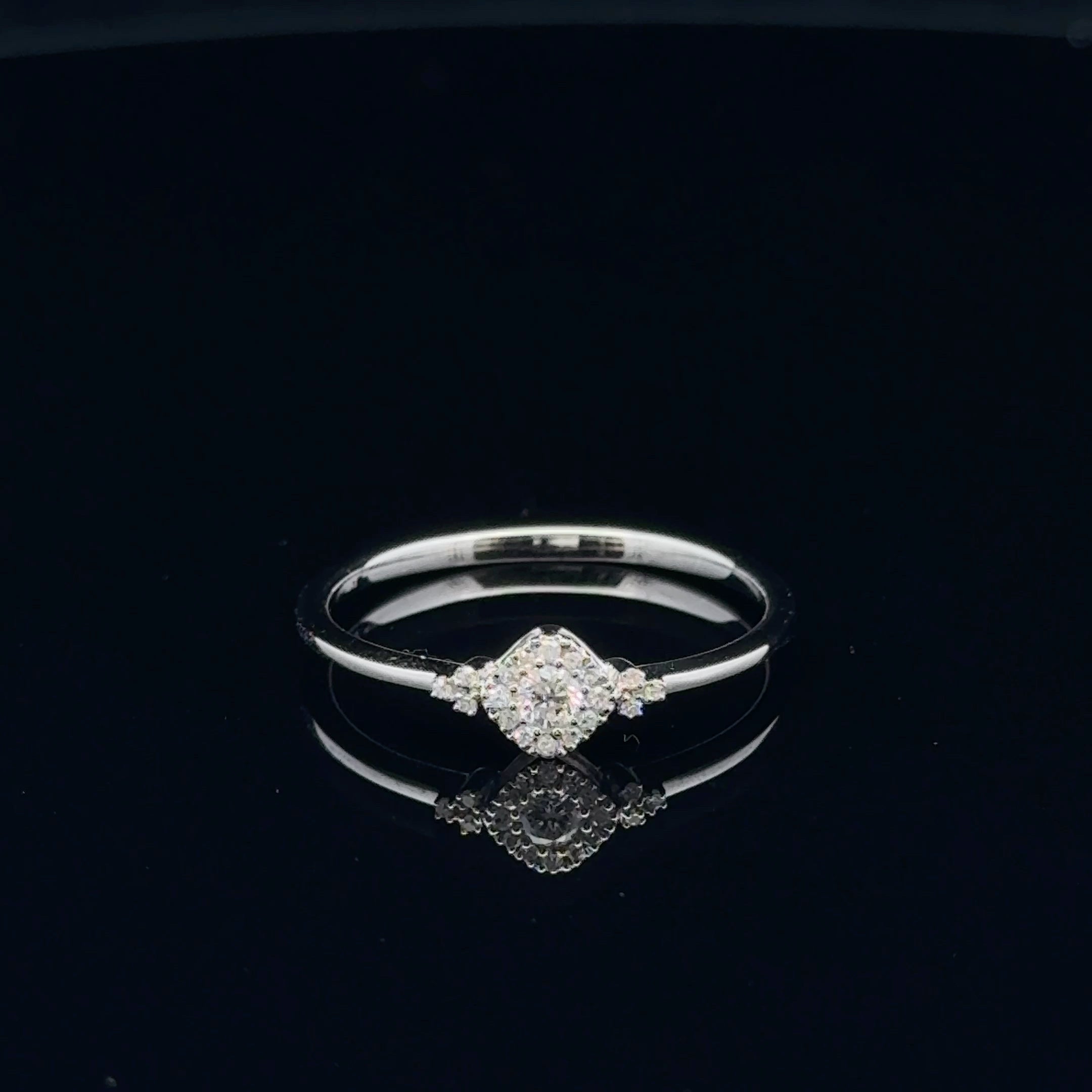 Promise ring - 0.11ctw G/SI2 #6.5 - 10KW - Natural Diamond – Cymbol ...